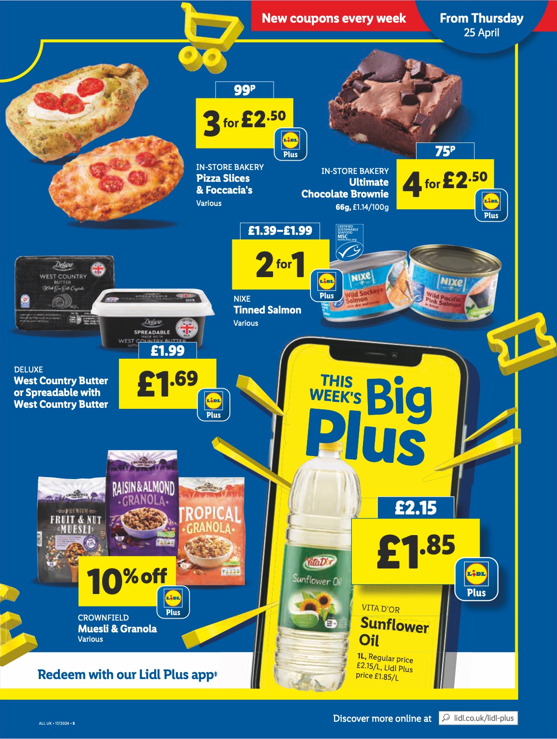 Lidl Offers 25 Apr - 1 May 2024 | Lidl Specials | Lidl Leaflet | Lidl UK